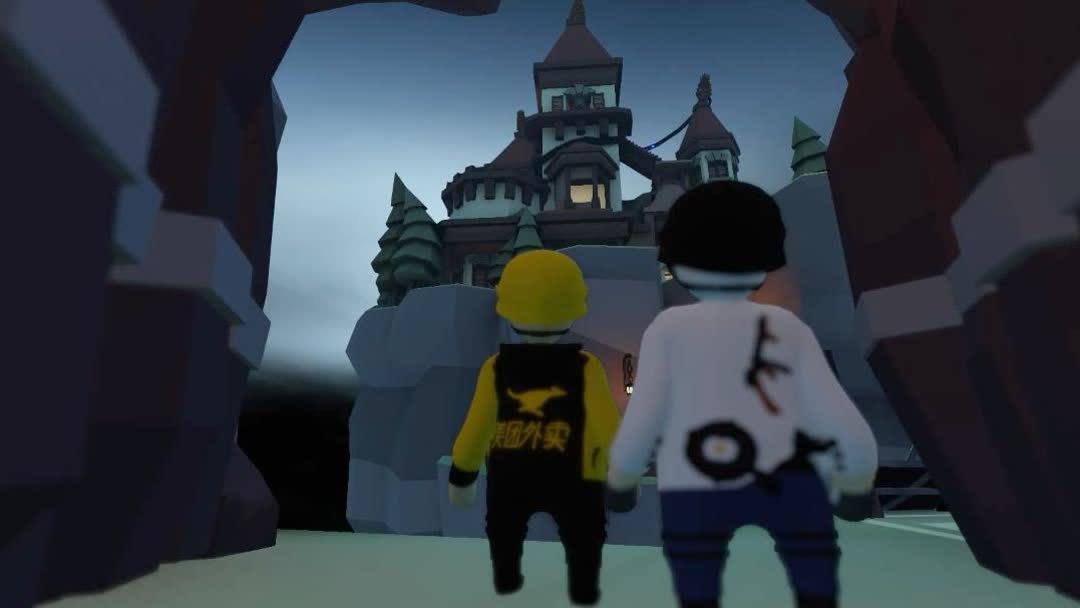 人类一败涂地:不得不说半仙和多米真的是黄金搭档,通关黑暗城堡