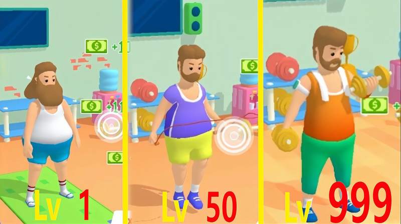 生活模拟器:学习健身努力工作,我从一个肥宅变成了一个肥仔!