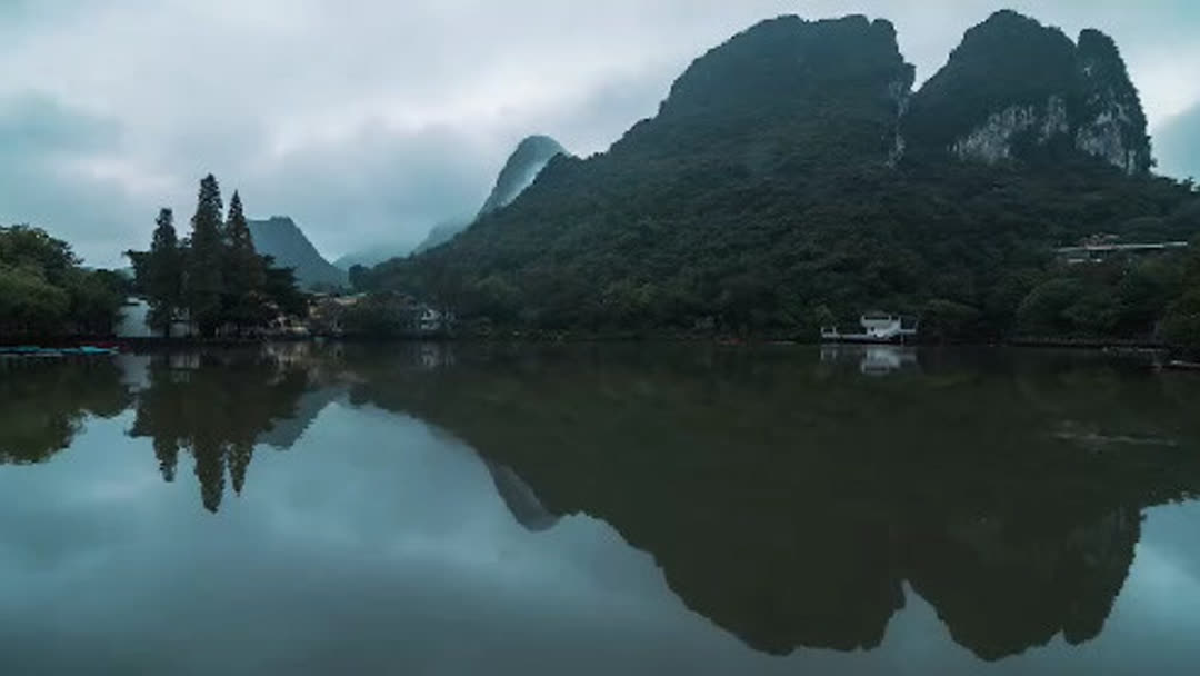 广西桂林山水梯田漓江阳朔溶洞6673