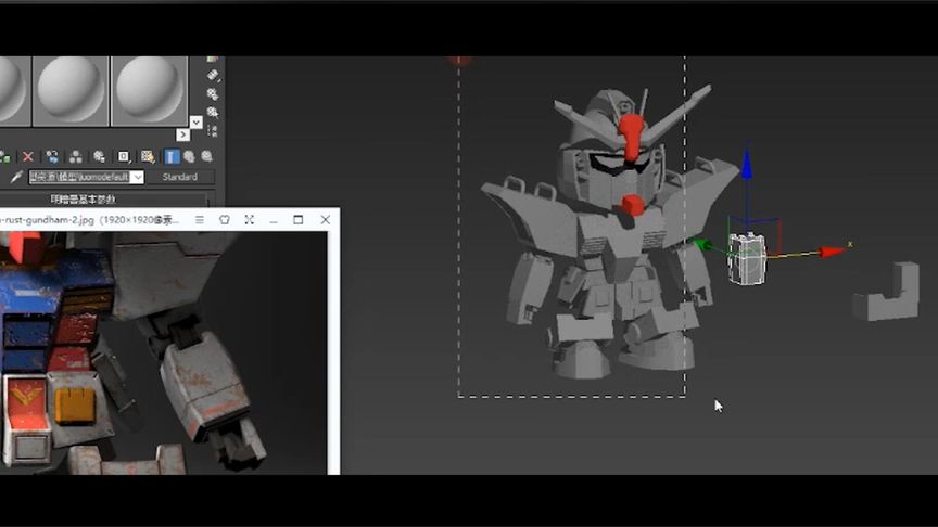 〖3D建模〗百万建模师教你如何通过3Dmax制作一个高达