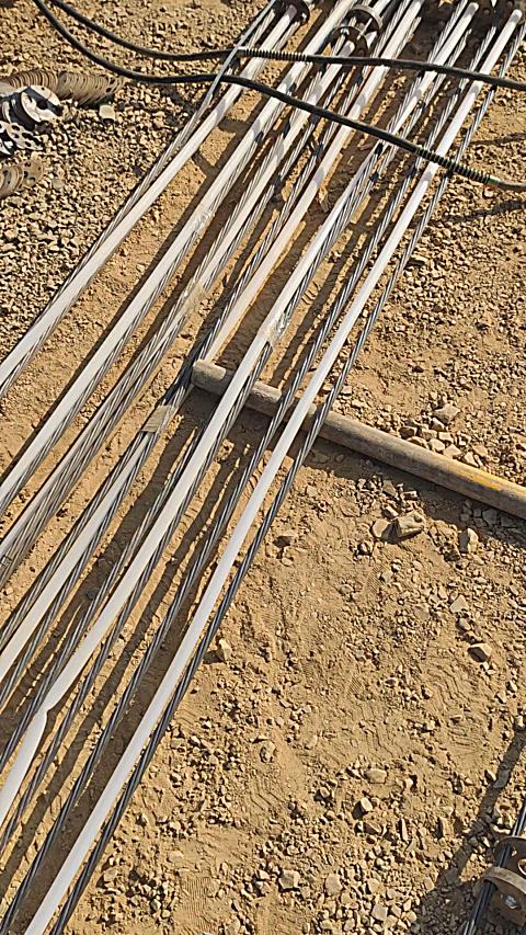 锚索制作与安装施工视频,锚索框架梁施工,钢制承载板(承压板),限位片,...