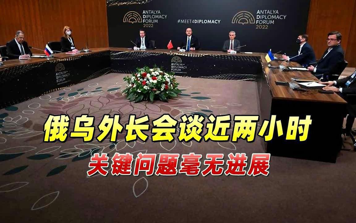 俄乌外长会谈近两小时,关键问题毫无进展,乌外长我们不会投降