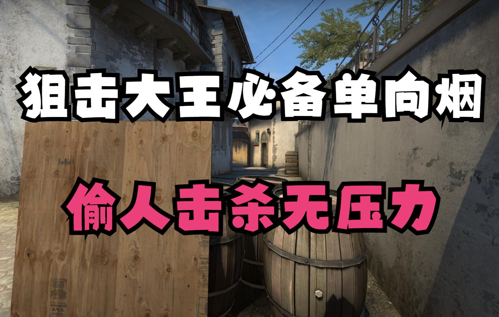 【CSGO】狙击大王必备单向烟