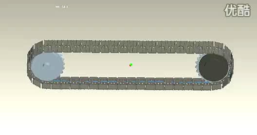 proe挖掘机履带仿真