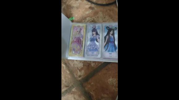 25包开晶钻包开出的叶罗丽卡片