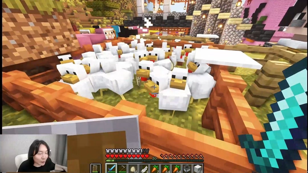 凑起钻石神装直接翱翔,误打误撞之下找到猪灵堡垒