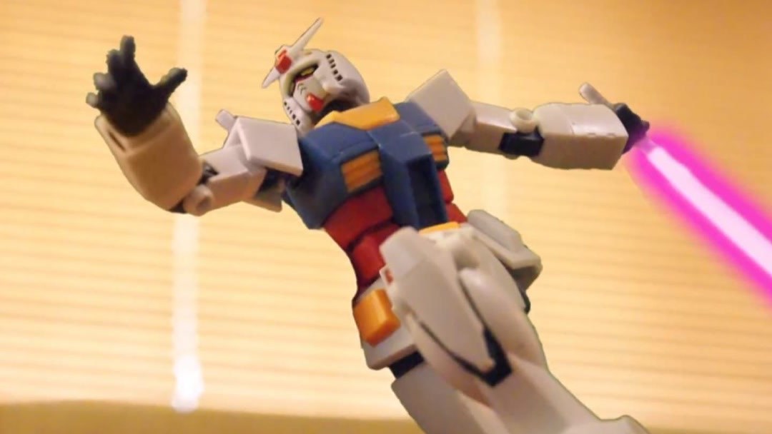 神还原的定格动画:高达站立于大地,不看不是高达粉!