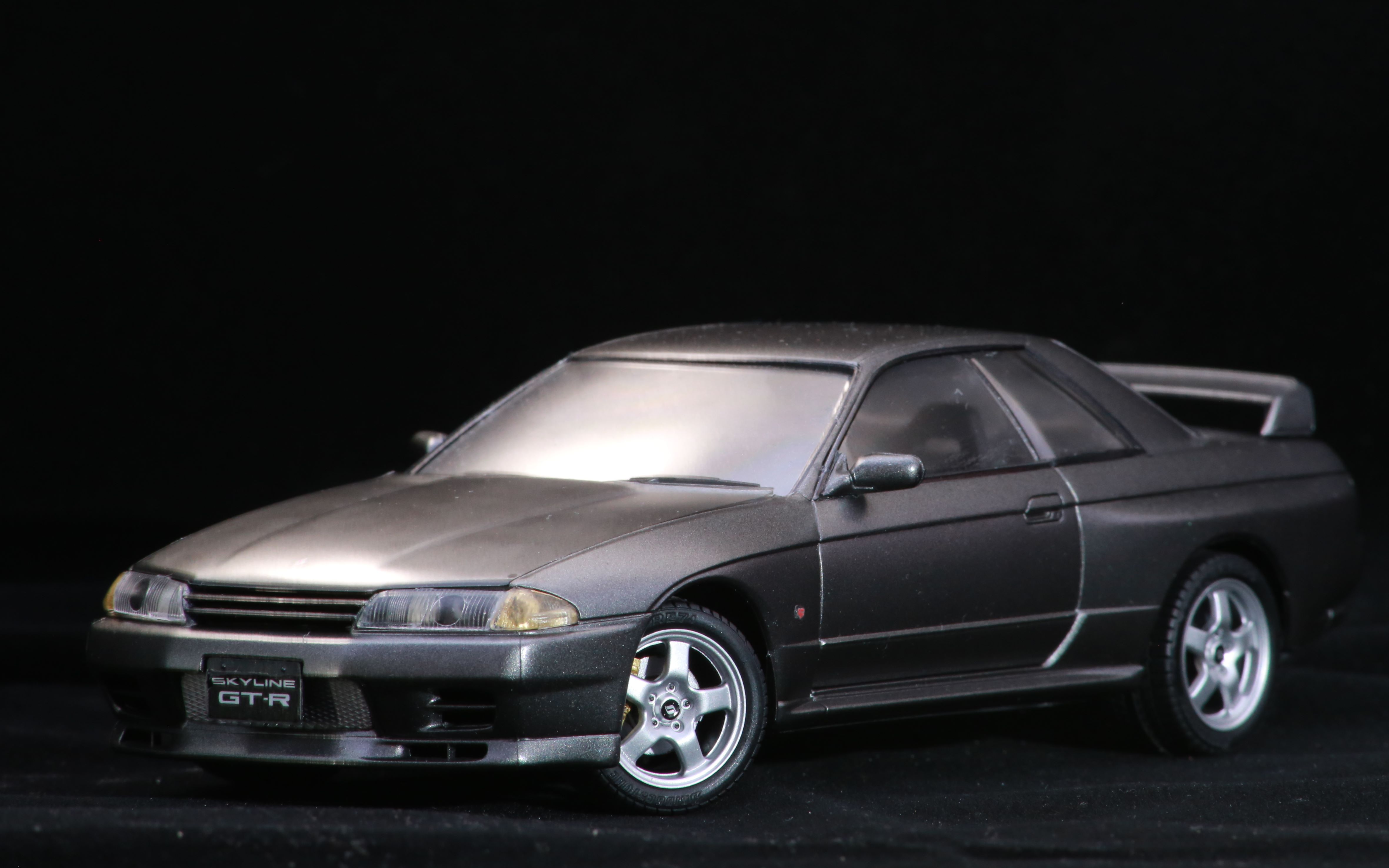 田宫gtr模型制作最后还是翻车了