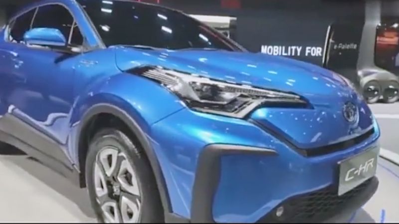 丰田首款量产纯电动SUV,亮相2019上海车展