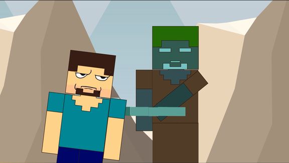 我的世界格斗动画第117集:僵尸隐瞒等级,史蒂夫凶多吉少