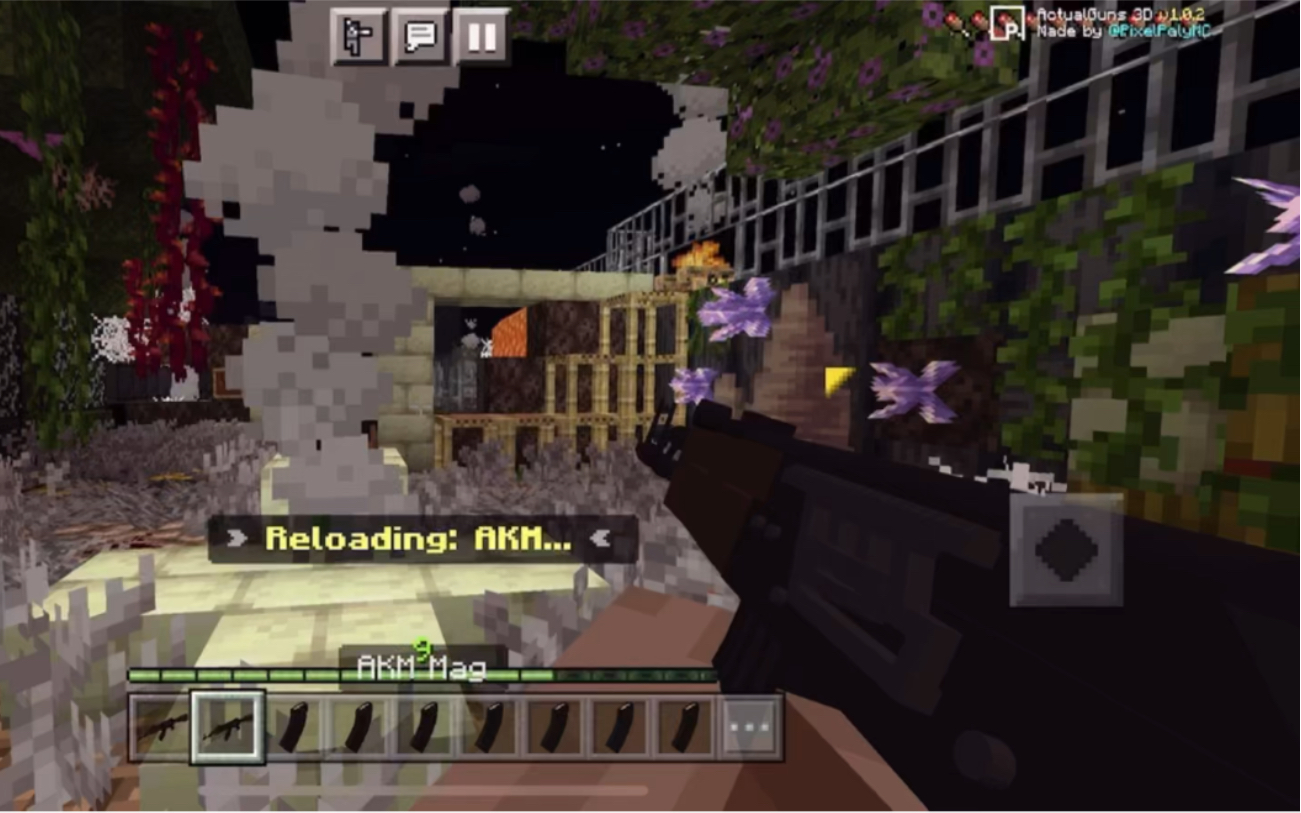 Minecraft基岩版竟如此还原pc枪械模组?(封面为真,附下载)