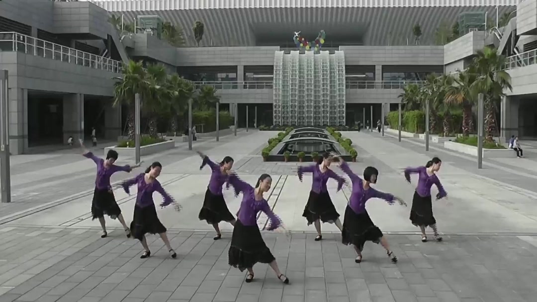 28.非常完美广场舞广场健身排舞--赶月亮[合作演教版]