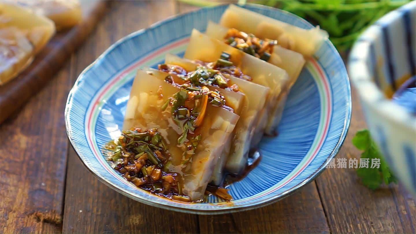 北方家常肉皮冻的做法,不用拔猪毛,...