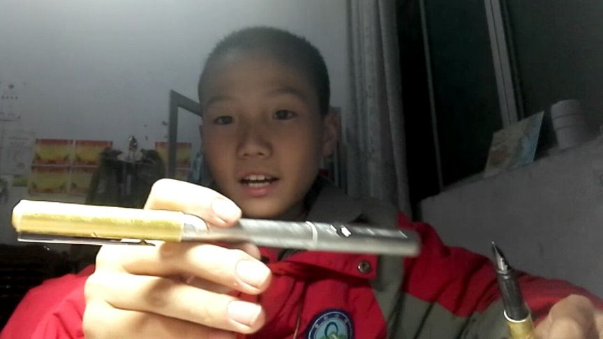 如何手工制作,转转笔。