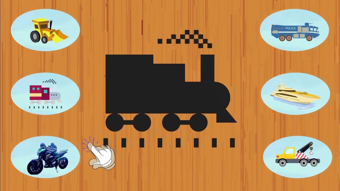 认识小火车 轮船 大吊车 摩托车 小汽车 儿童趣味识汽车动画
