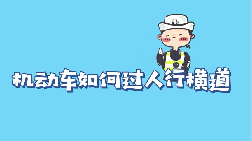 临安警花说交通安全:机动车如何过人行横道?#最临安 #杭州