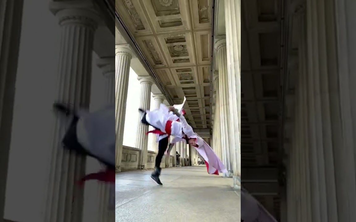 刺客信条版后空翻,慢动作帅呆了!