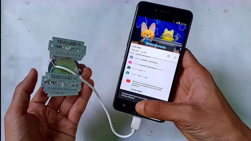 刮胡子的刀片可以让手机免费上网?国外小伙这发明也太牛了!