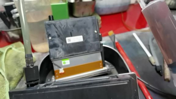 偏针堵的两支精工头都已洗好#喷头清洗维修 #电路板维修