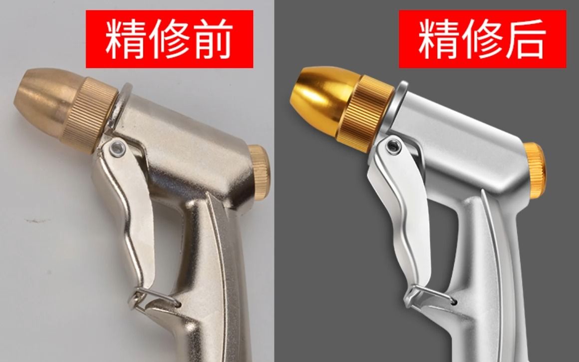 水龙头精修 不锈钢产品精修案例