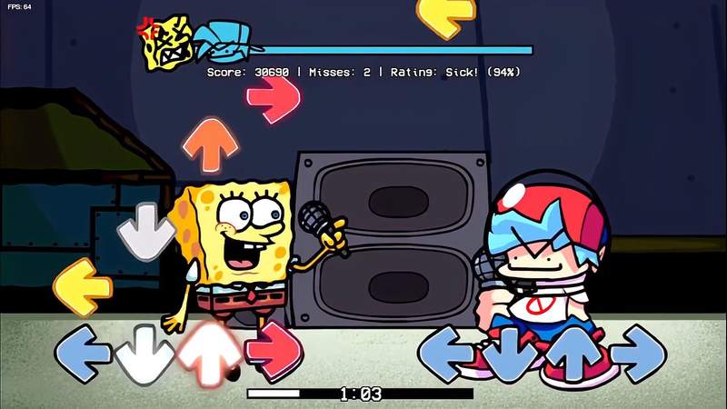 黑色星期五之夜,疯狂海绵宝宝模组