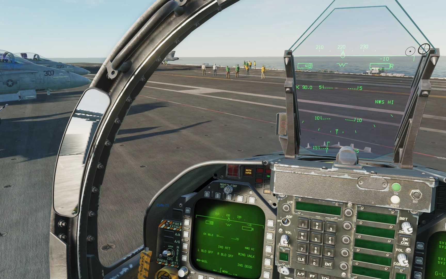 【数据化作战模拟:黑鲨】飞行员第一人称视角