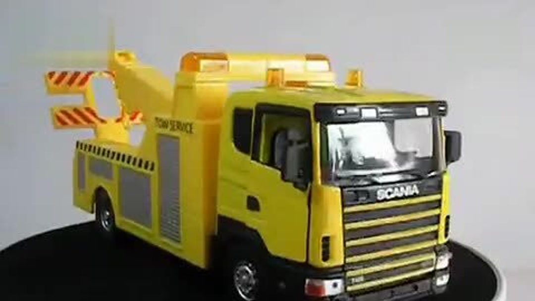 淘宝金酷娃玩具 俊基122 公路 救援拖车 合金汽车模型