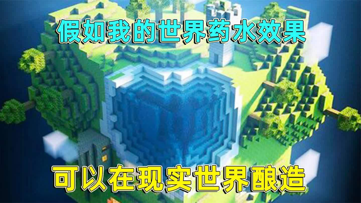 我的世界:假如MC的药水,在现实中也可以酿造,你最想要什么效果