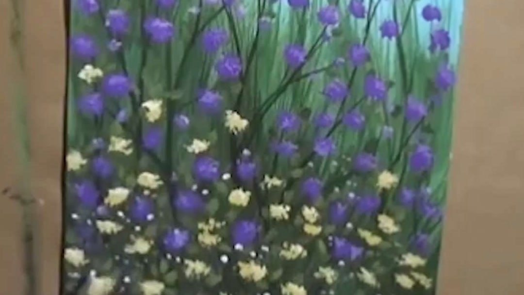 百花争鸣斗春图