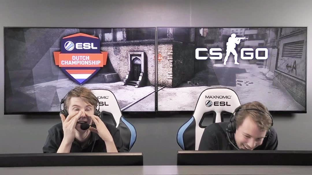 CSGO职业史上最搞笑的比赛!连解说都忍不住笑场!