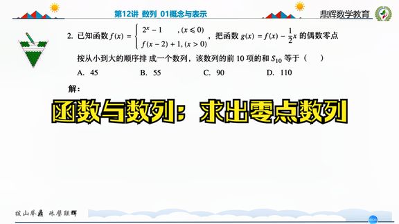 《高考数学易错题系列教学》第12讲_数列_01概念与表示_02