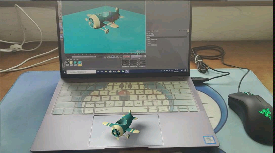 c4d运动跟踪,实景合成