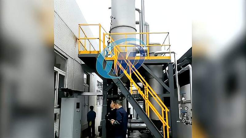 电镀废水-双效废水蒸发器用户现场