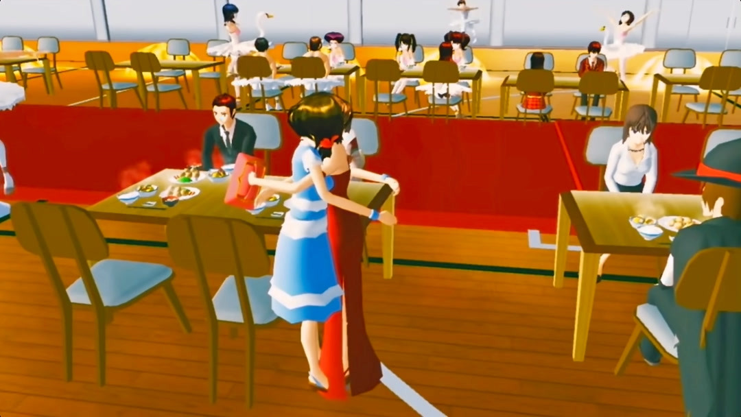 樱花校园模拟器:樱花校园当众聚会,又出现了新的病毒感染---