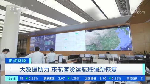 [正点财经]大数据助力 东航客货运航班强劲恢复