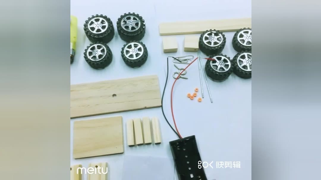 简易小火车科学实验室材料包儿童小学生手工套装科技小制作小发明