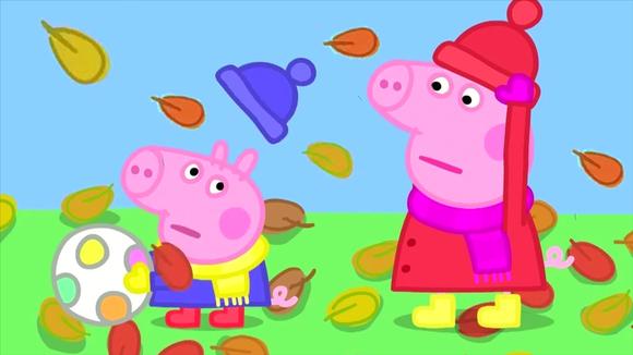 小猪佩奇全集:精选合集1小时,大风吹! Peppa Pig儿童动画视频