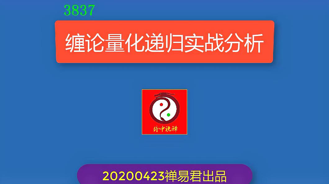缠易悟禅:缠论中枢生灭图解,缠中说禅量化递归走势分析