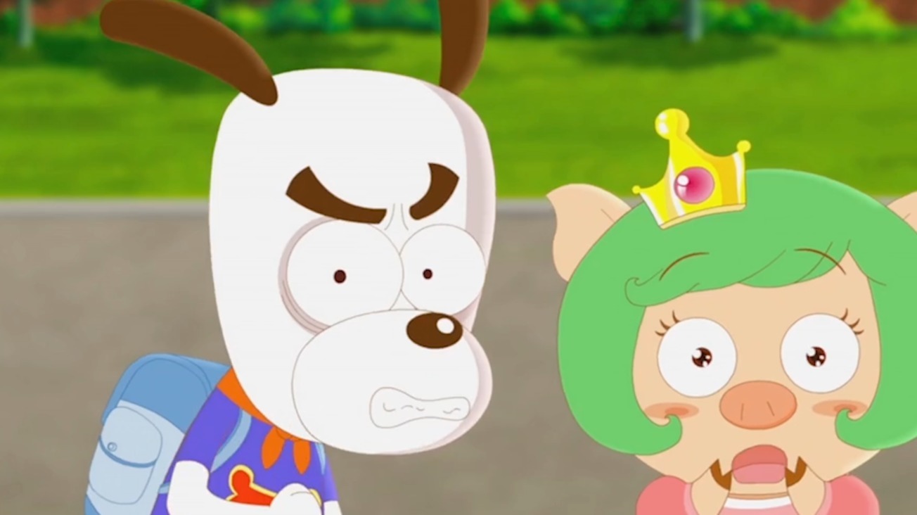 两只小猪:皮皮懂得真多,知道地震还有余震,要小心防备