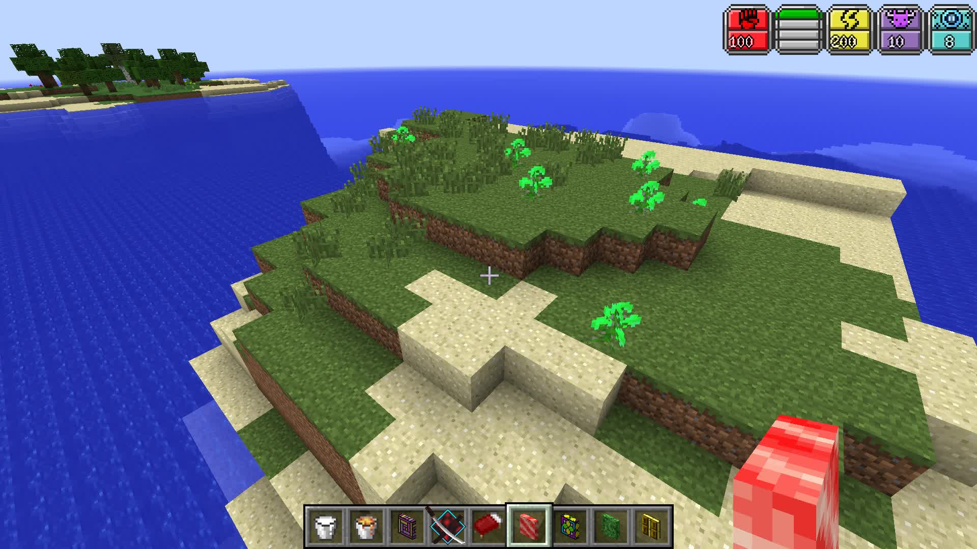 我的世界 教大家怎么创建糖果传送门