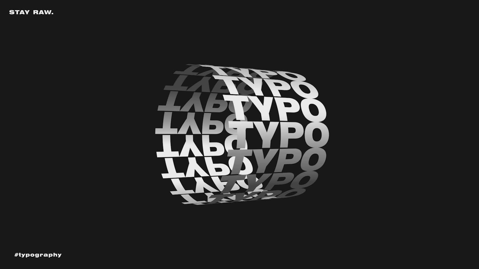 【AE教程】超棒动态文字