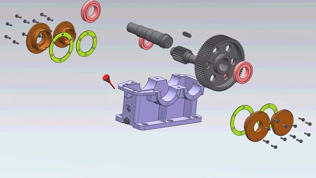 变速箱装配动画-UG实战营课程
