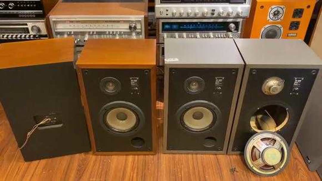 Victor Js-250音箱,分频器仅采用3只零件,声音自然甜美