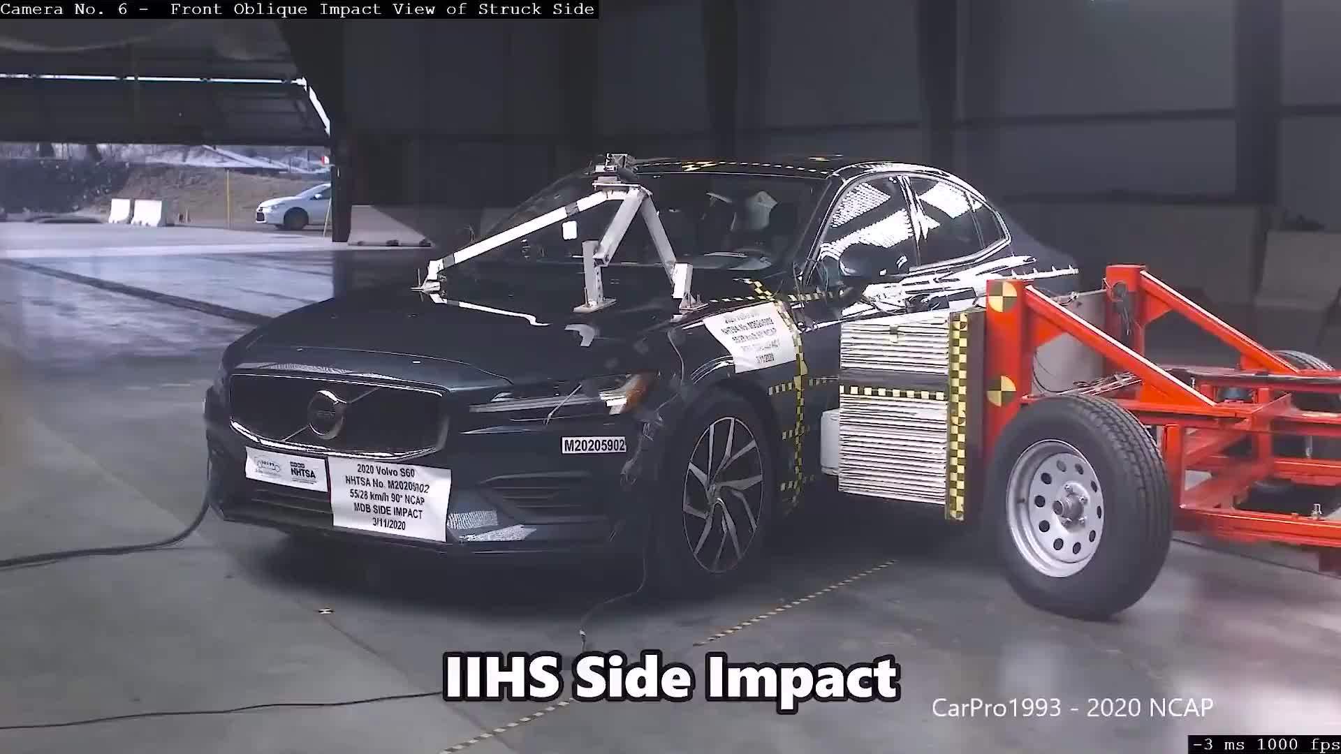 号称最安全的沃尔沃碰撞测试对比奥迪A6