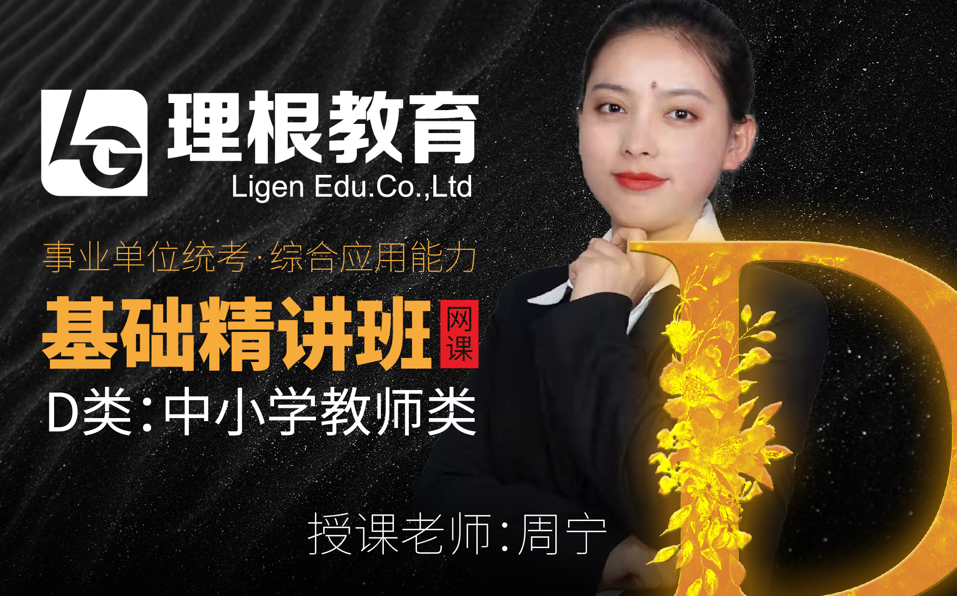 事业单位联考综合应用能力D类-中小学教师类:系统精讲网课