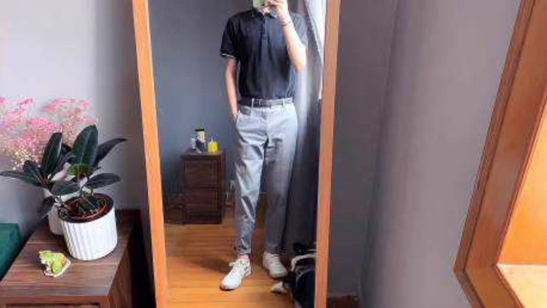 简单清爽的商务休闲穿搭,适合夏天参加活动的穿搭