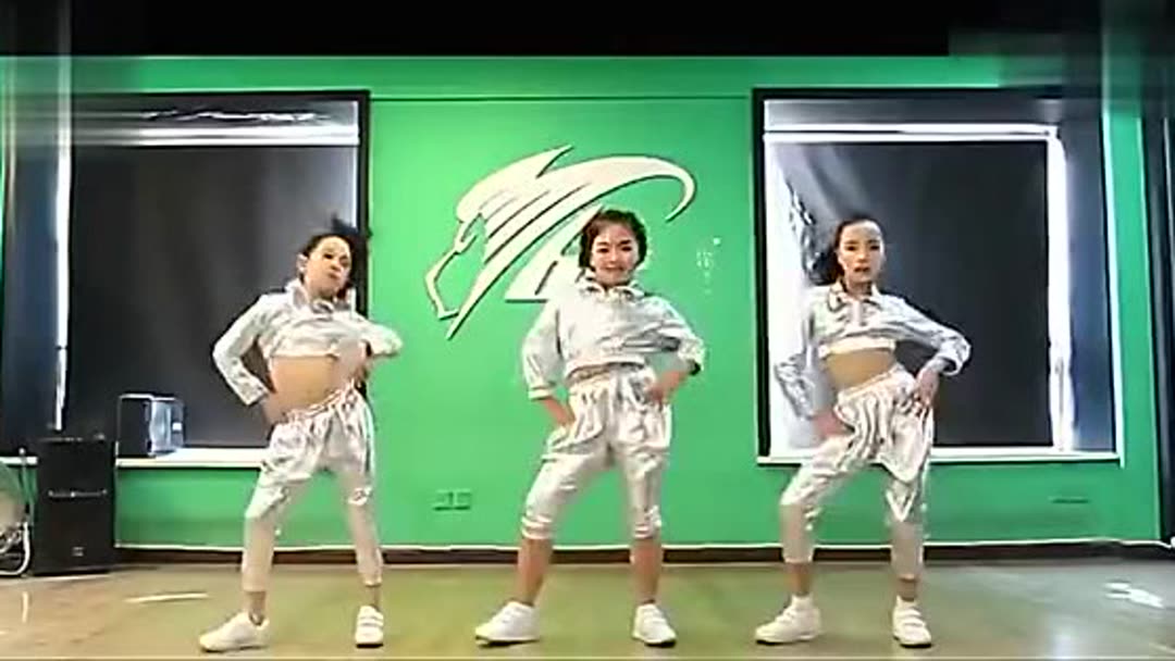 简单好学的儿童舞蹈 少儿爵士舞 三人舞