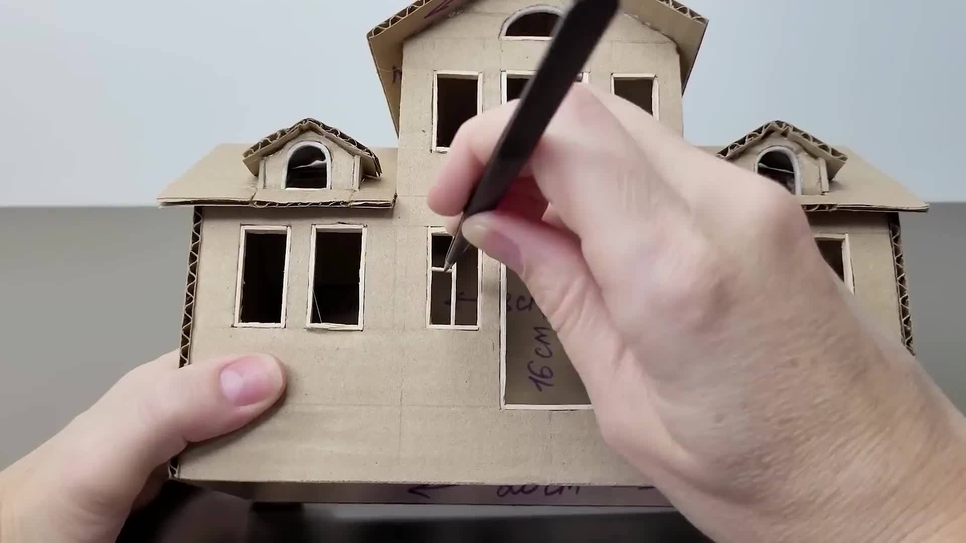 变废为宝制作手工小屋,手工制作