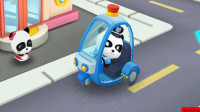宝宝巴士动画片 宝宝小警察 宝宝认工程车.mp4