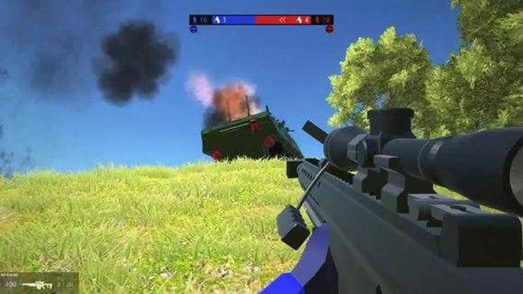 战地模拟器:这哪里是把狙击枪,这是一门炮吧!